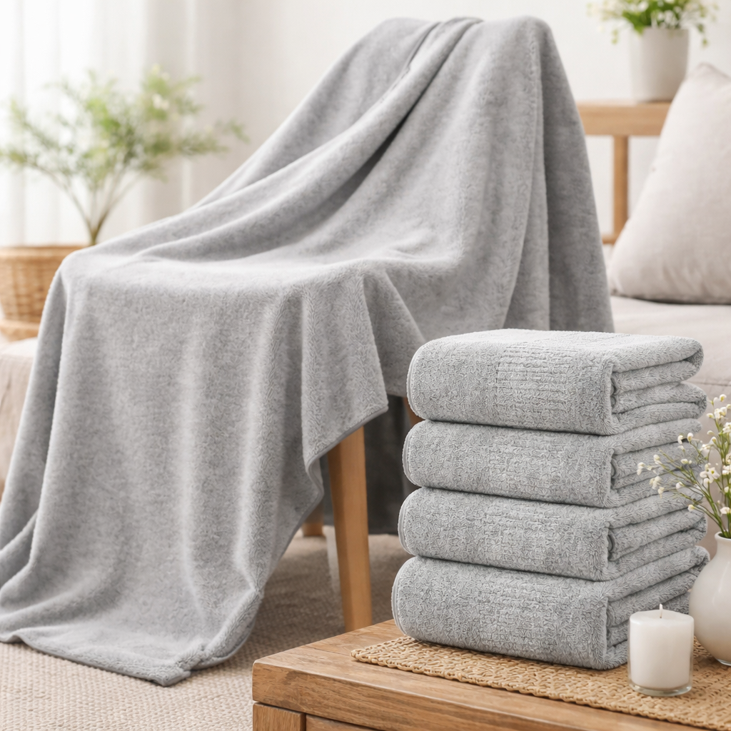 What Makes a Bath Towel Feel Heavy but Soft? | Quick-Dry Luxury Bath ...